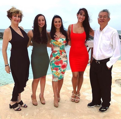 Going from left to right it is: my mother (Cherie Chiu), me, my older ...