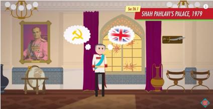 Iranian revolution, Crash Course, minute 8:56