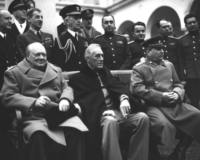 British prime minister Winston Churchill, U.S. president Franklin D ...