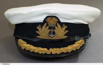 Cap from the RAN dress uniform [SLSA, D 7983(Misc)/1 ]