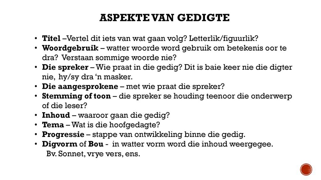 Die digter wil te kenne gee dat almal op straat en die gewone mense ...