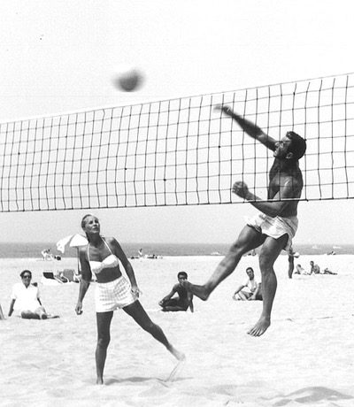 In 1930, the first two-man beach game was played.