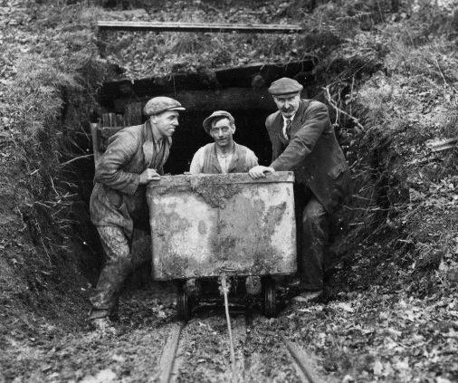 Coal and silver being mined