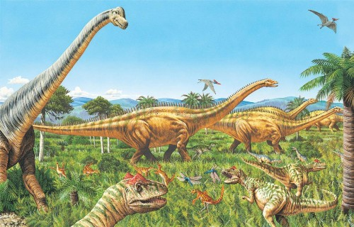 Jurassic: The Jurassic constitutes the middle period of the Mesozoic ...