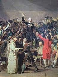The “Tennis Court Oath” (June 20 1789)