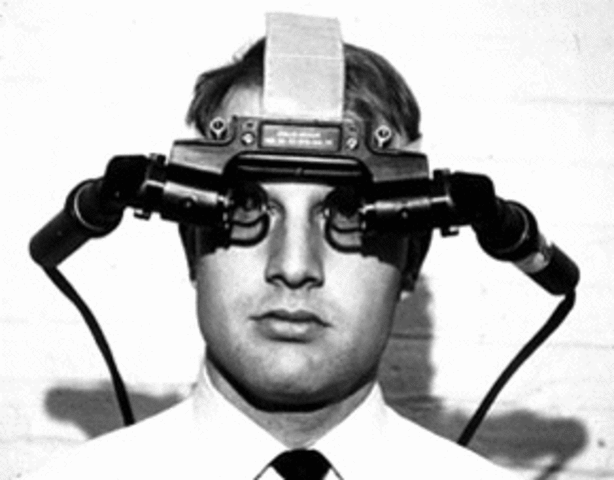 1968: Ivan Sutherland construye el primer " head mounted display" o ...