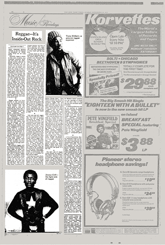 Reggae-It's Inside Out Rock by Stephen Davis https://www.nytimes.com ...