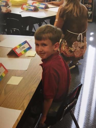 First day of Kindergarten in August of 2007, at Chinn Elementary. This ...