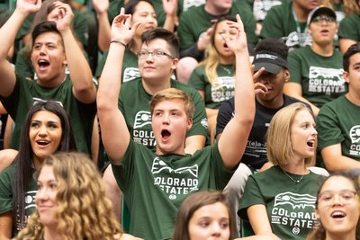 New students at Colorado State University.