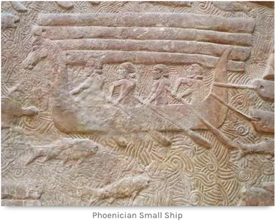 The Phoenicians knew that to expand, moving inland wasn't the answer ...