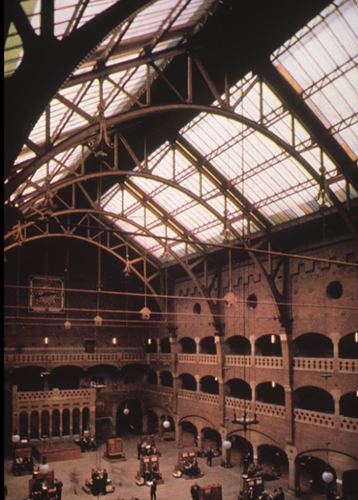Berlage, Hendrick P., 1856-1934. 1898-1903. Amsterdam: Stock Exchange ...