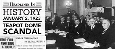 Teapot Dome Scandal, 1923