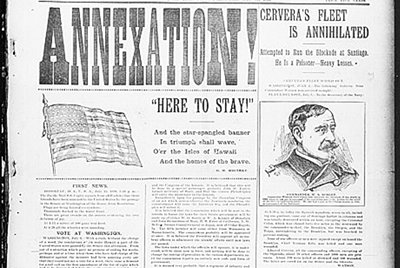 1898- Hawaii annexed by the United States