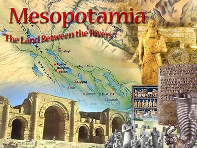 This protains to Mesopotamia because it showes you half of the map of ...