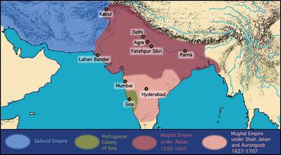 During Akbar's reign, the Mughal empire tripled in size and wealth and ...