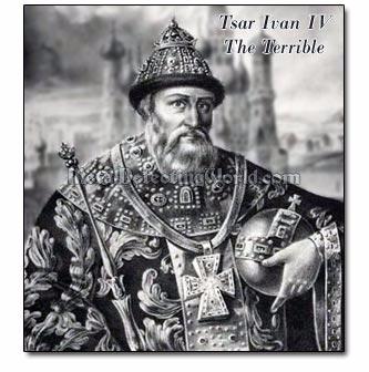Ivan IV (Ivan the Terrible) became the first Czar ( 1547 )