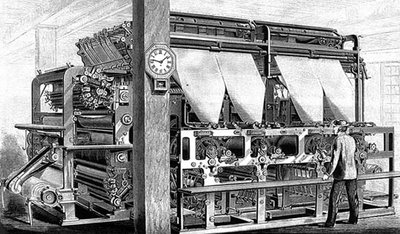 1863, William bullock develops the first web press. It revolutionized ...