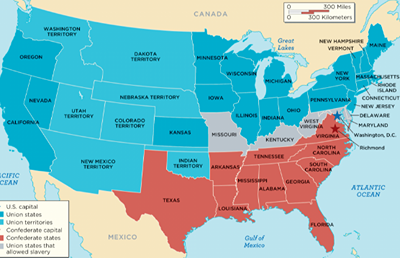 Eventually, eleven states made up the Confederacy.