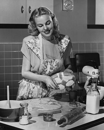 Before WWII: Women working inside the home
