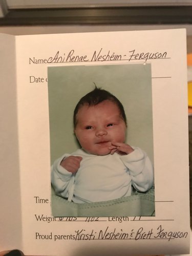 When I was first born (June, 17, 2003)
