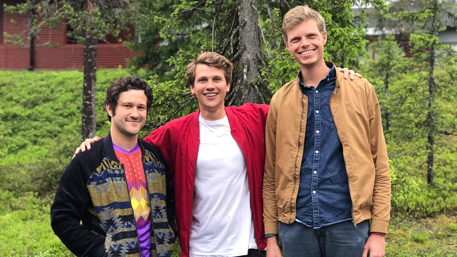 The Sutori team (from left to right): Jonathan Ketchell, Thomas ...