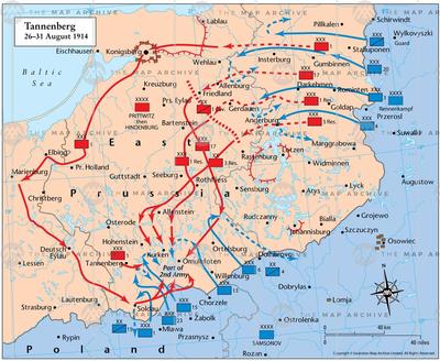 This map shows the movements of both sides as well as the territory ...