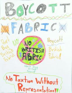 This is a colonial boycott poster that the colonists made to Boycott ...