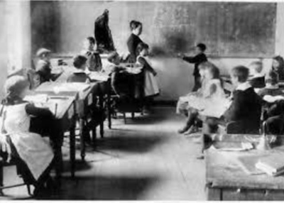 What a typical classroom looked like
