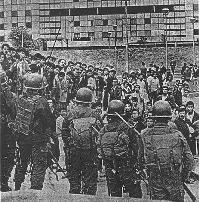 On October 2, 1968, a crowd of about 5,000 convened on the plaza in ...