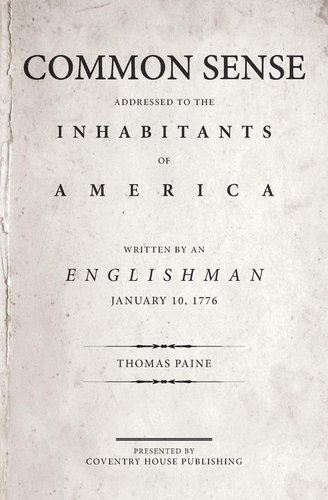 Published in Philadelphia: January 1776