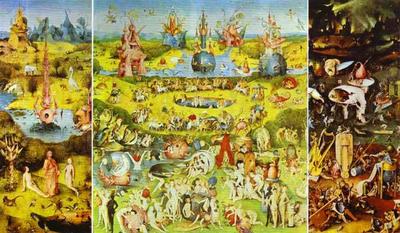 Hieronymus Bosch, The Creation of Eve: The Garden of Earthly Delights ...