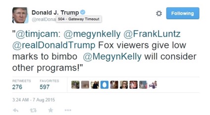Another Trump tweet.