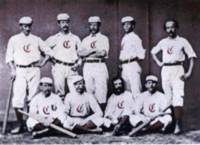 The first professional baseball league