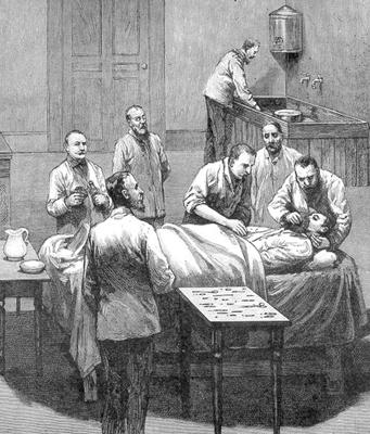 Surgery in the victorian era
