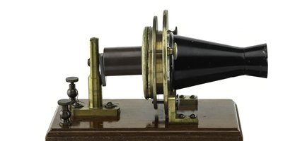 The first basic telephone.