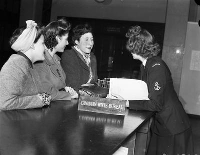 Canadian Wives' Bureau. Credits: Lieut. Charles H. Richer / Dept. of ...