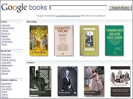 Google books when it was first devloped