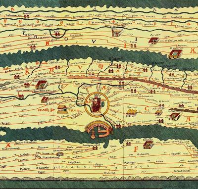 During it's height in 75 B.C , the Roman Empire produced detailed road ...