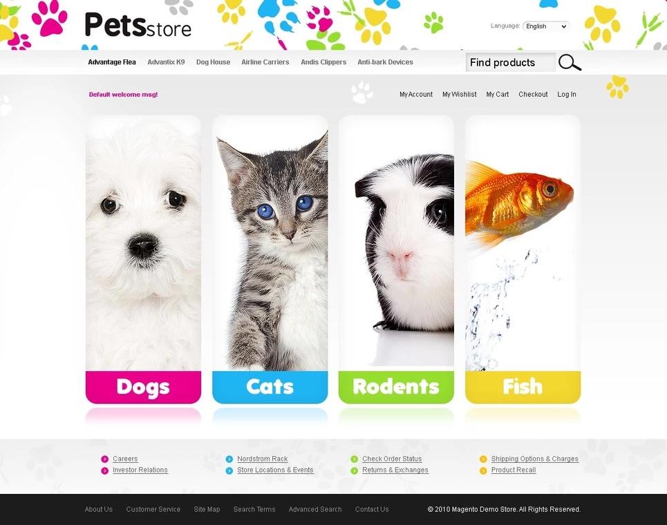 Pet Store Website