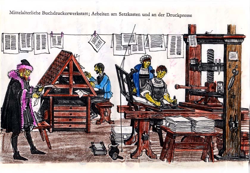 1440 - "Printing Press" in Holy Roman Empire invented by Johannes ...