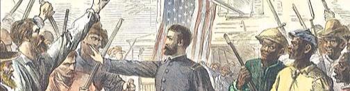 Depiction of Freedmen's Bureau