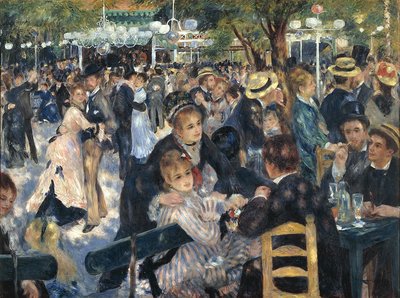 Auguste Renoir, Bal du moulin de la Galette , 1876, oil on canvas ...