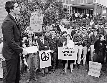 February-May, 1968: Students protest the Vietnam war as well as ...