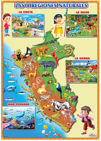 Las regiones tradicionales del Perú son: la región Costa, región Andina ...