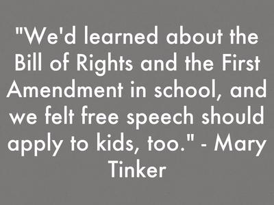 A quote by Mary Beth Tinker.