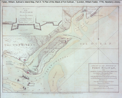 "A Plan of the Attack Fort Sullivan"