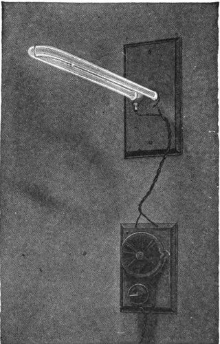 One of the first mercury vapor lamps invented by Peter Cooper Hewitt ...