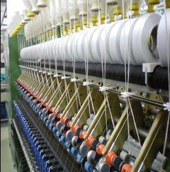 Modern day cotton spinning machines.