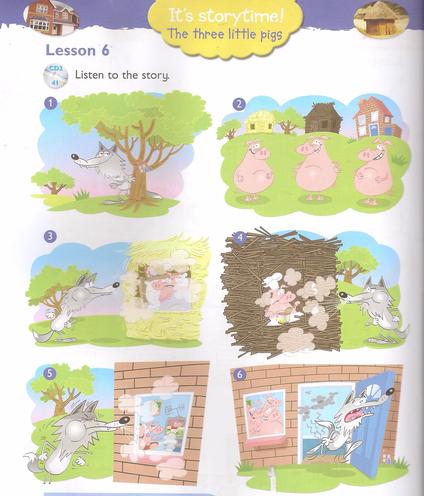 The Three Little Pigs (Story flashcards)