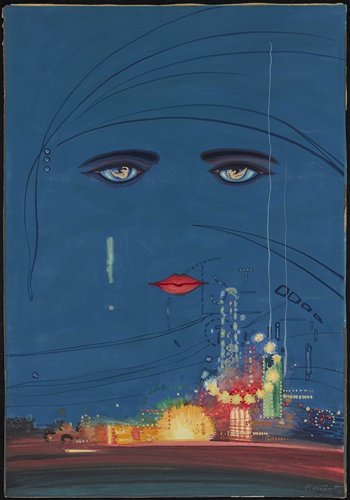 Original Painting for the book's cover by Francis Cugot, titled ...